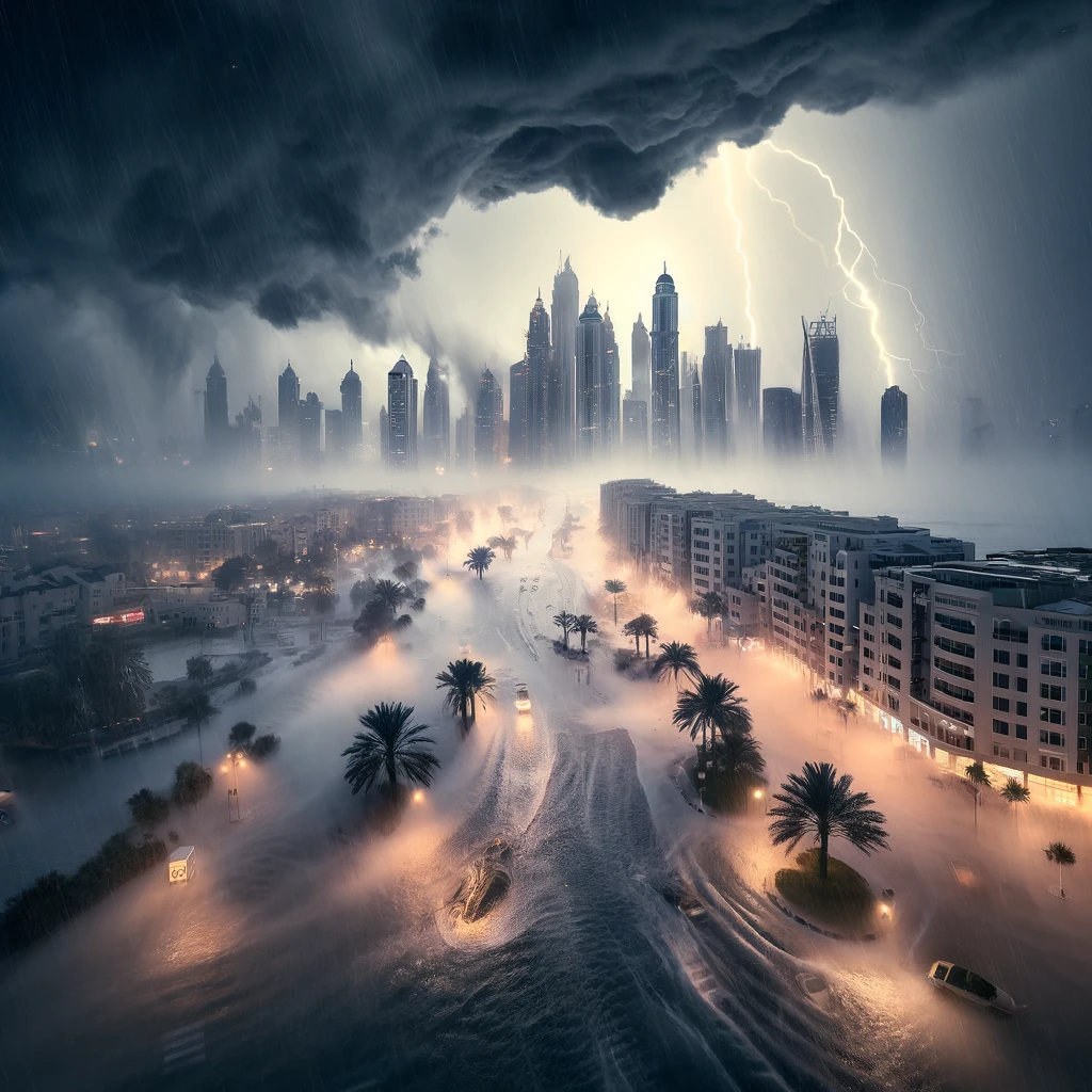 Battling the Elements: Dubai's Severe Weather Crisis! | THE CYBER VOICE